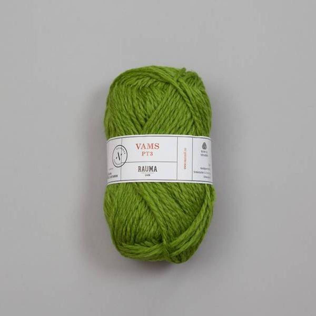 Vams 80 Eplegrønn Rauma garn - SATURNIA GARN
